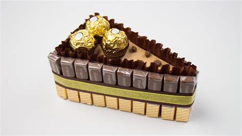 Подарок сладкоежке Пироженка из шоколада на 23 февраля Подарки и поделки своими руками Youtube