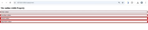 Belajar Css 32 Macam Macam Css Outline Part1 — Minarsih Tech