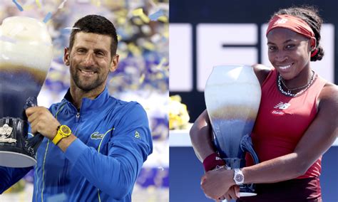 Tennis US Open 2023 Novak Djokovic Et Coco Gauff Les Grands