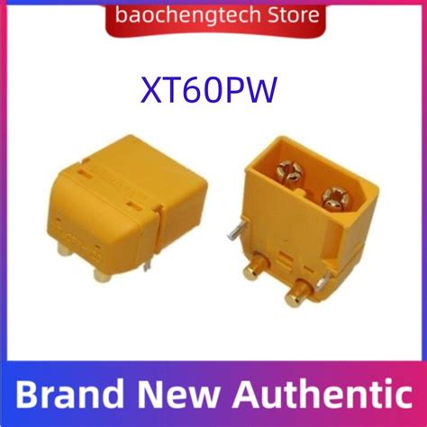 Xt60 Pw 황동 골드 바나나 불릿 암수 커넥터 Rc 리포 배터리 Pcb 보드용 플러그 연결 부품 Xt60pw 10 개