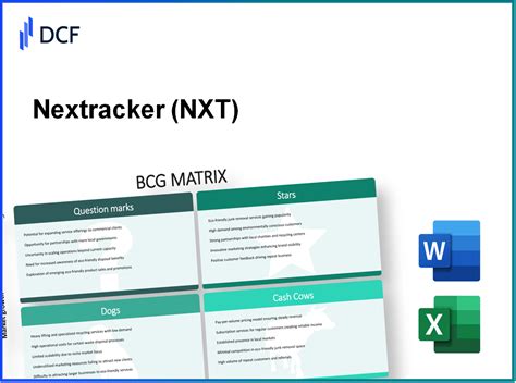 Nextracker Nxt Bcg Matrix Analysis Dcf Swot Canvas Pestel Bcg Editable Templates