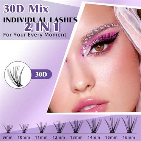 Diy Lash Extension Kit 280pcs Individual Lashes Cluster D Curl Eyelash