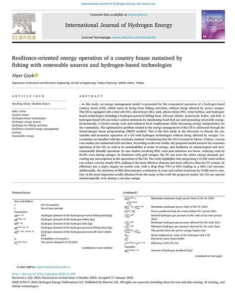 Resilience Oriented Energy Operation Of A Country House Sustained By