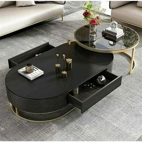 Polished Modern Stainless Steel PVD Gold Glossy Finish Round Coffee Table Frame For Home At