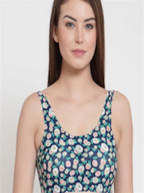 Buy Laceandme Green Printed Lightly Padded Non Wired Bra Bra For Women Myntra