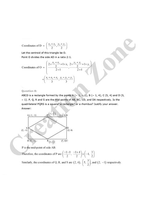 Class 10 Chapter 7 Coordinate Geometry Class 10 Chapter 7 Coordinate Geometry