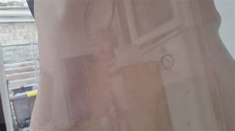 Belly Against Glass Zombi Girl Navel Clips4sale