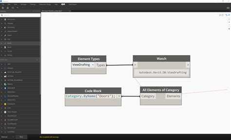 Code Block For View Drafting Developers Dynamo