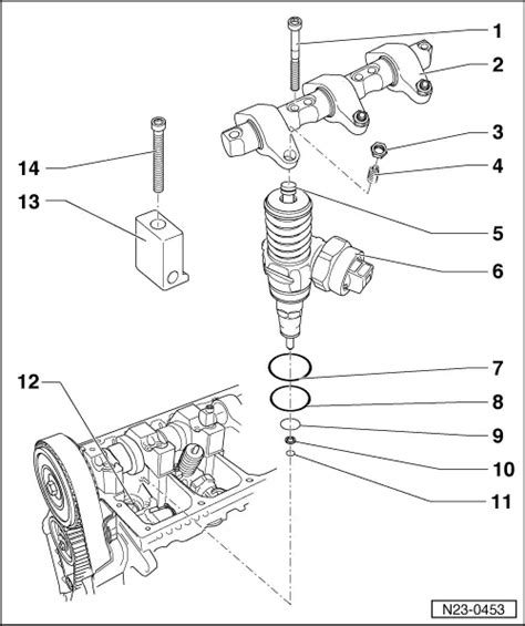 Audi Workshop Manuals A2 Power Unit Tdi Injection And Glow Plug