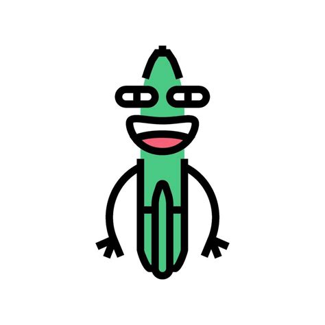 Cute Pen Character Color Icon Vector Illustration 26117482 Vector Art