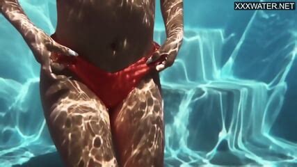 Hottest Latina Babe Swims Naked And Seduces Producer