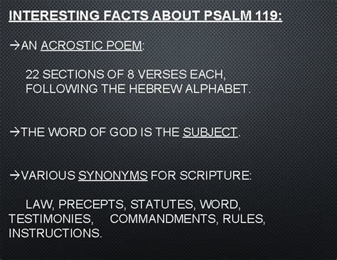 Psalm 119 1 Blessed Are Those Way Is