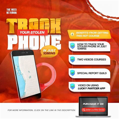 Buy How To Track Your Stolen Phone In Just 10 Minutes By The Boss
