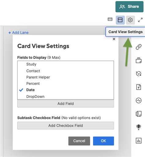 Card View Delete Fields Smartsheet Community