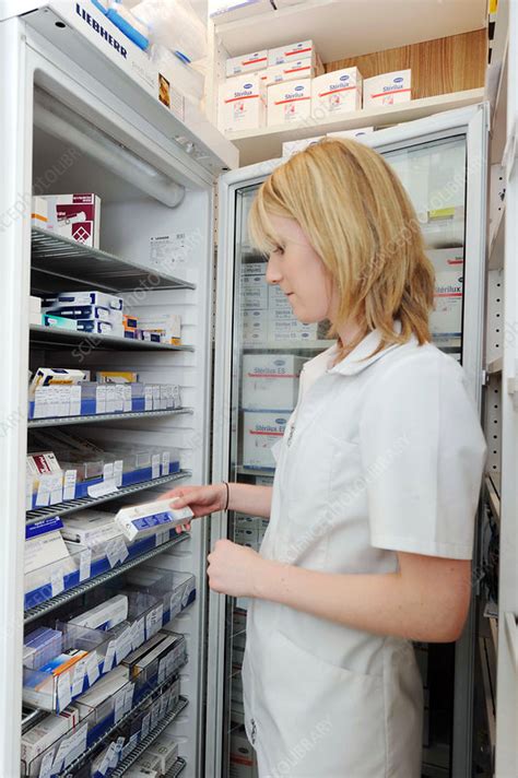 Drugs Fridge Stock Image C0141923 Science Photo Library