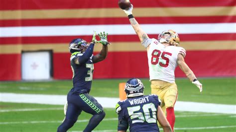 49ers George Kittle Makes Ridiculous One Handed Catch Vs Seahawks Rsn