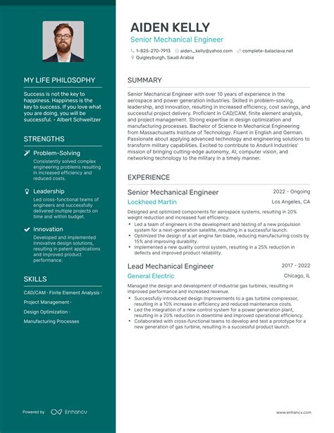 Resume Mechanical
