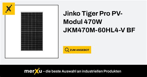 Jinko Tiger Pro Pv Modul W Jkm M Hl V Bf Merxu