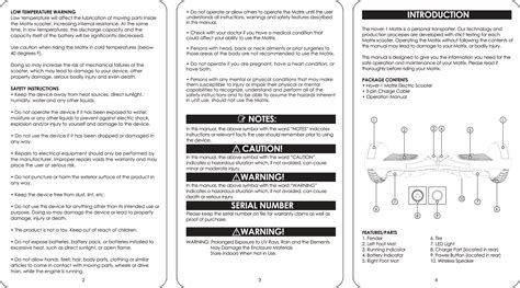 Support Matrix Hover 1 Rideables