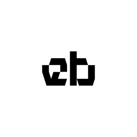 Premium Vector Eb Monogram Logo Design Letter Text Name Symbol