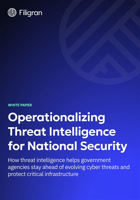 Operationalizing Threat Intelligence For National Security