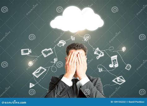 Cloud Computing And Data Loss Concept Stock Photo Image Of European Connection