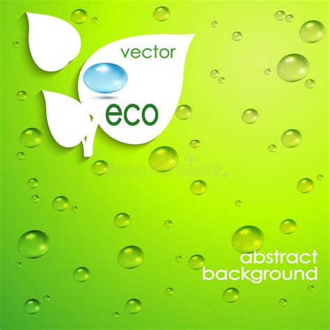 Eco背景 向量例证 插画 包括有 环境 概念 创造性 干净 本质 装饰 图象 例证 绿色 39715472