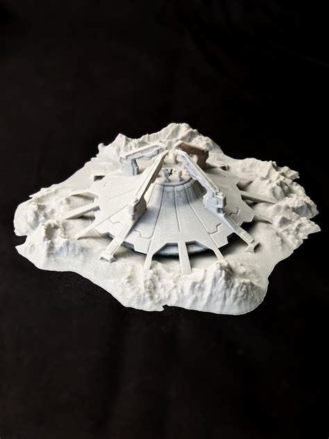 I Made A 3d Model Of The Library From Halo 2 And 3d Printed It This Was Only Every Shown In The