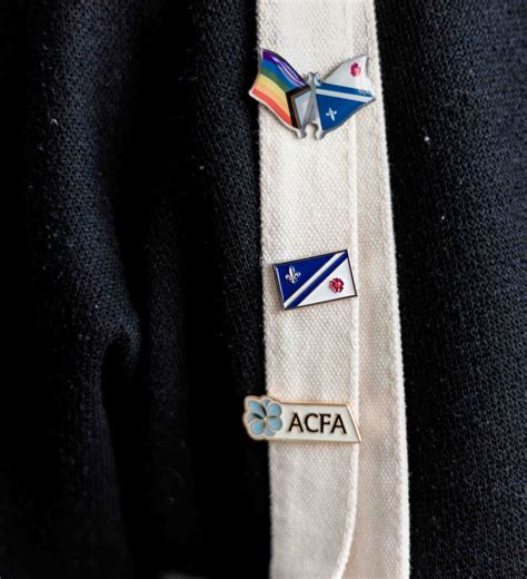 Pin Featuring The Franco Albertan Flag Acfa