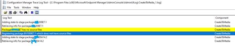 Create Task Sequence Media Errors Driver Package Packagid Has No Source