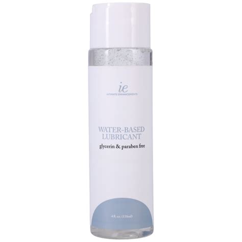 Intimate Enhancements Water Based Lubricant Glycerin And Paraben Fre