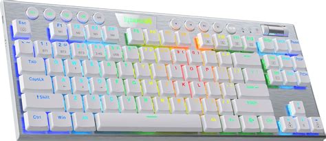 Redragon K621W-RGB Horus TKL K621 Low Profile Tenkeyless Silver ...