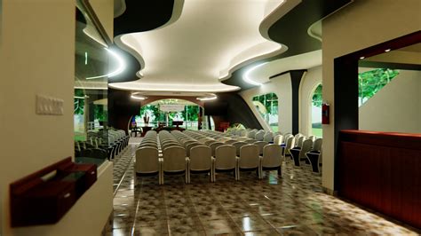 Artstation Modern Architecture Kingdom Hall