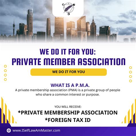 Create Your Own Private Member Association We Do It For You
