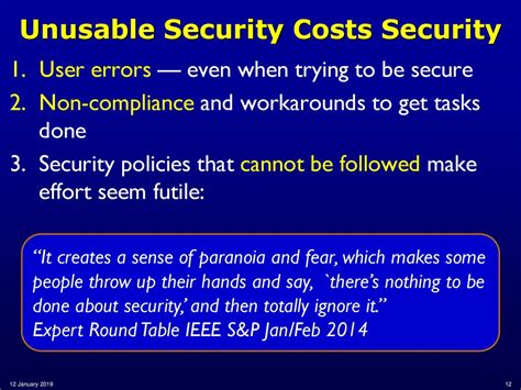 Usable Security Unusable Security Aint Secure Ppt Download
