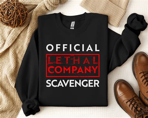 Lethal Company Shirt For Gamer Hoodie For Party Funny Gaming Etsy