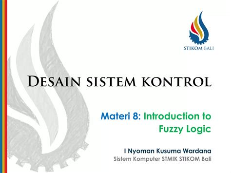 Materi 8 Introduction To Fuzzy Logicpdf