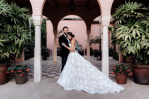 Formal Couple Portrait Among Columns Photo By Laëtitia Donaghy