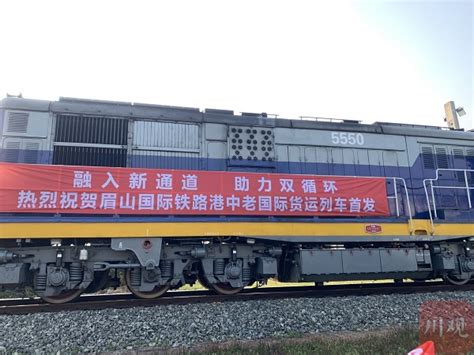 眉山国际铁路港开出首列中老铁路国际货运列车 中国一带一路网