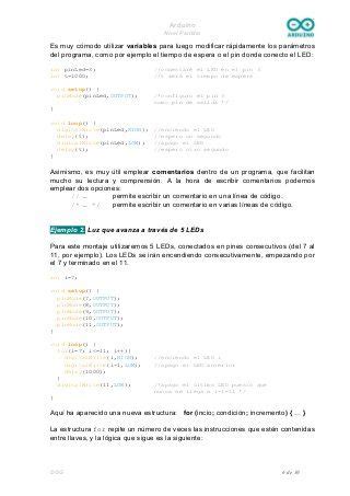 Apuntes Arduino Nivel Pardillo Arduino Apuntes Tecnologia
