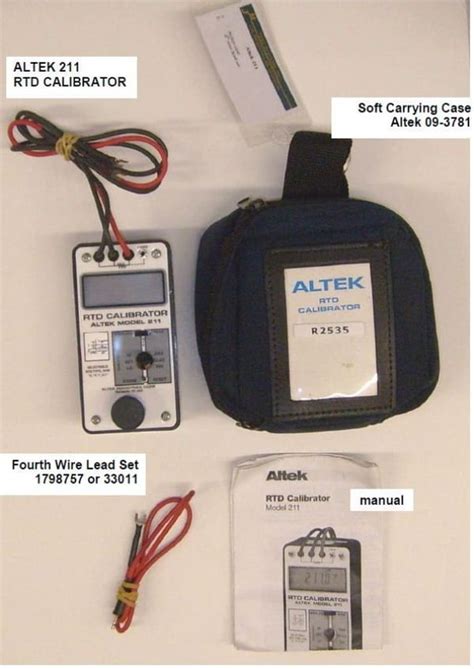 Altek 211 4363t Rtd Calibrator Jm Test Systems