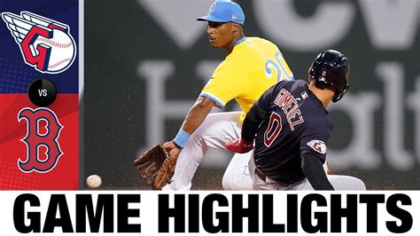 Guardians Vs Red Sox Game Highlights 72822 Mlb Highlights Win