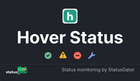 Hover Status Check If Hover Is Down Or Having An Outage Statusgator