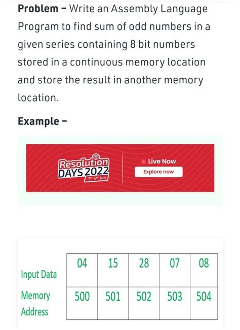 Solved Problem Write An Assembly Language Program To Chegg