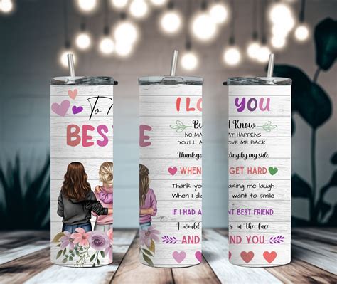 Best Friends Png File Sublimation Tumbler Wrap Best Friends Design