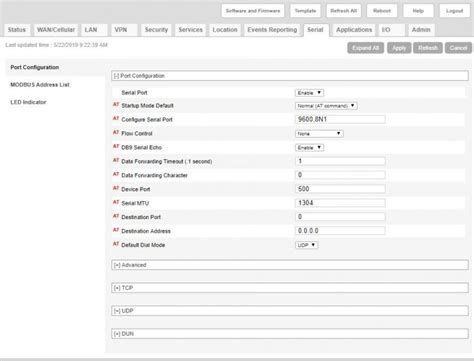 Change Settings On A RV50 Modem Using ACEmanager NexSens