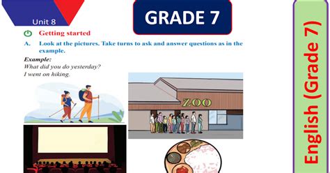 Class 7 Unit 8 Part Ii