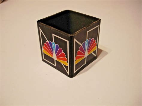 Nbc News Peacock Microphone Mic Flag 1980s New Old Stock 1859006881