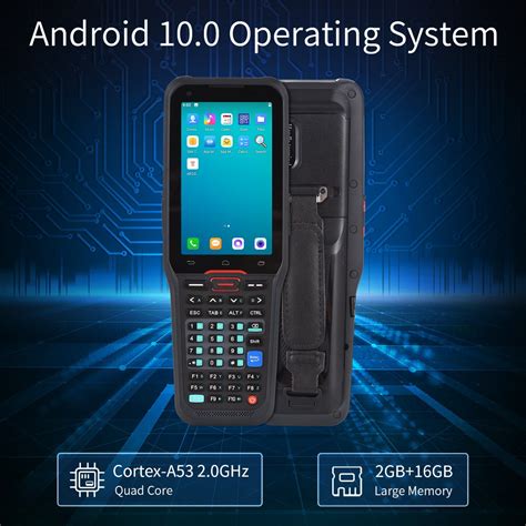 Android 10 Industrial Pda Barcode Scanner Handheld Reading Terminal