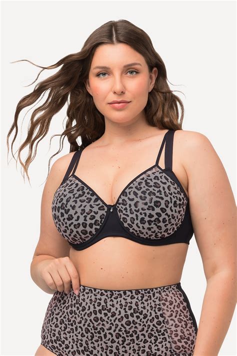 Leopard Bra Plus Sizes Ulla Popken